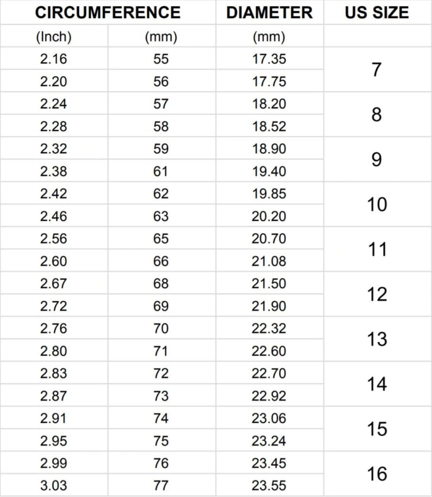 Sizes - REALBAND